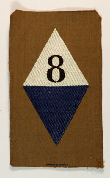 No.8, A.T.S. SIGNAL COMPANY WW2 Woven Formation Sign Badge – BROUGH ...