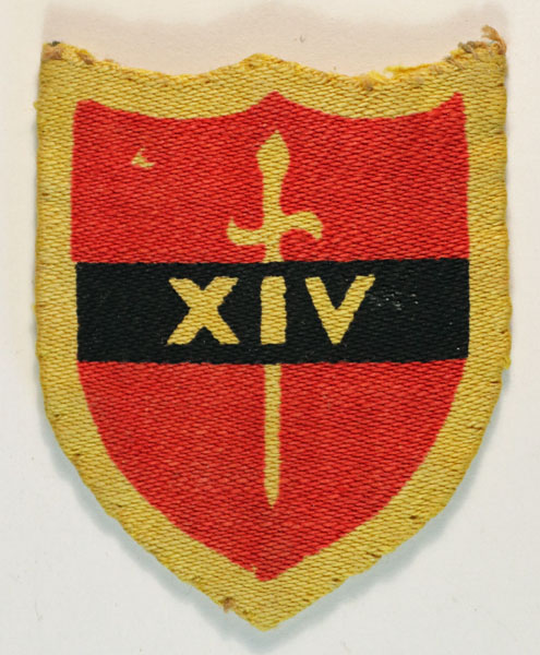 3rd INDIAN ARMOURED DIVISION WW2 Printed Formation Sign Badge — Lot No ...