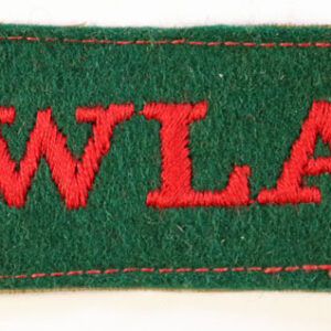 WLA – WOMEN’S LAND ARMY WW2 Slip-On Shoulder Title Badge — Lot No. 4659 ...