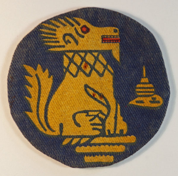 3rd Indian Division – CHINDITS WW2 Printed Cloth Formation Sign Badge ...