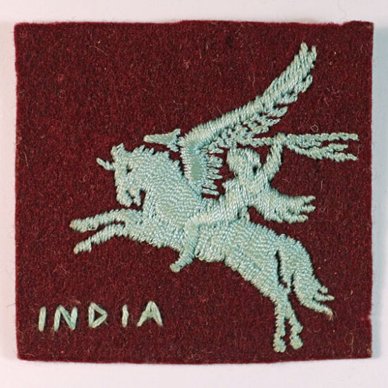 44th INDIAN AIRBORNE DIVISION WW2 Formation Sign Badge — Lot No. 4670 ...