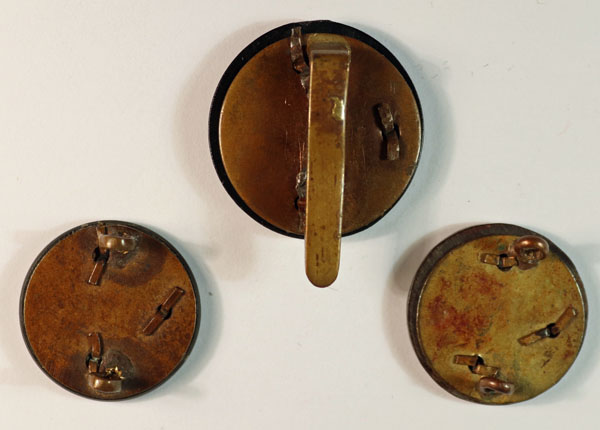 LIBYAN ARAB FORCE WW2 Cap Badge & Collar Badge Pair – SCARCE — Lot No ...