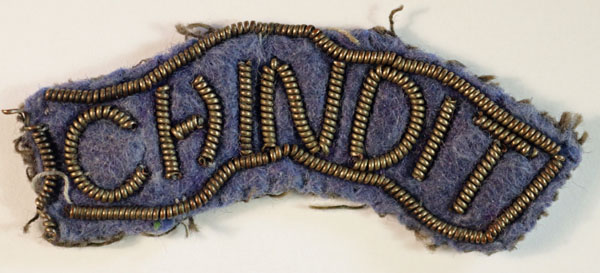 CHINDIT WW2 Bullion Embroidered Shoulder Title Badge – SCARCE — Lot No ...