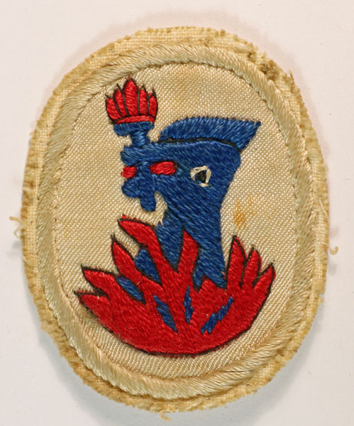 BRITISH MILITARY H.Q. BALKANS WW2 Embroidered Cloth Formation Sign ...