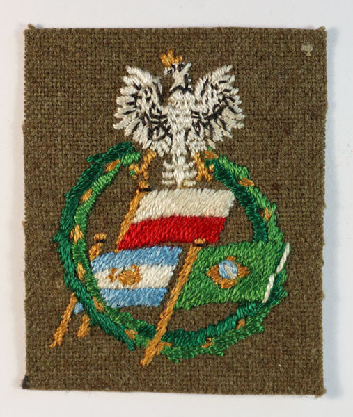POLISH ARMY VOLUNTEERS FROM SOUTH AMERICA WW2 Formation Sign Badge ...