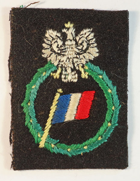 POLISH NAVY VOLUNTEERS FROM FRANCE WW2 Formation Sign Badge – SCARCE ...