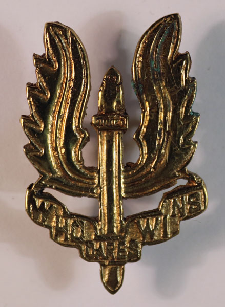 S.A.S. – SPECIAL AIR SERVICE WW2 Sand Cast Brass Cap Badge – Egyptian ...