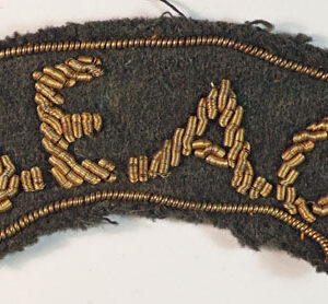 S.E.A.C. WW2 Bullion Embroidered Shoulder Title Badge — Lot No. 4893 ...