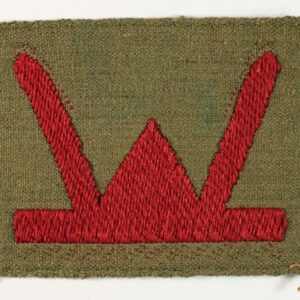 53rd Welch Division WW2 Embroidered Formation Sign Badge — Lot No. 4937 ...