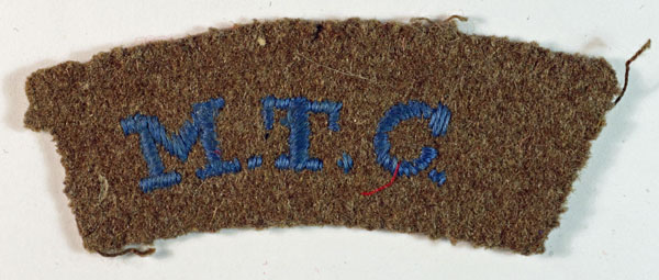 M.T.C. – MECHANISED TRANSPORT CORPS WW2 Embroidered Shoulder Title ...