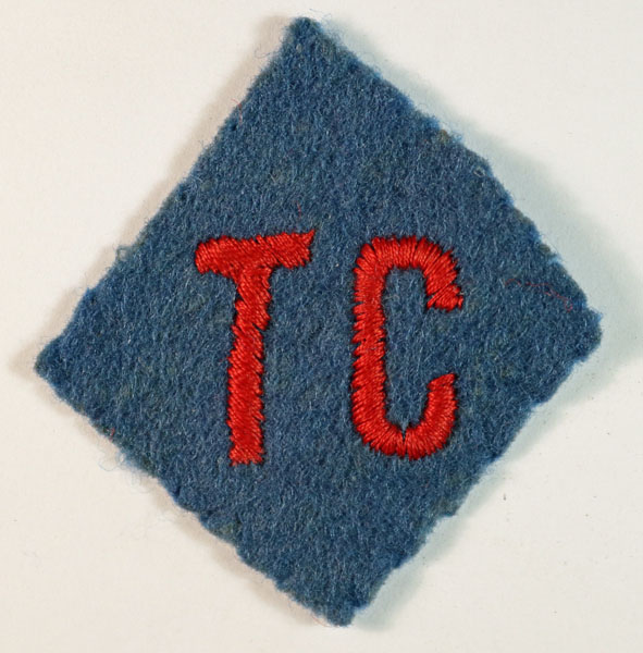 TC – TRAFFIC CONTROL COMPANIES WW2 Embroidered Formation Sign Badge ...