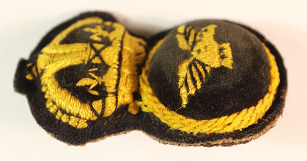 R.A.F. WW1 NCO’s Padded Embroidered Cap Badge – SCARCE — Lot No. 4994 ...