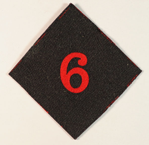 20th ANTI-TANK REGIMENT Serving with 3rd Division WW2 Printed Cloth ...