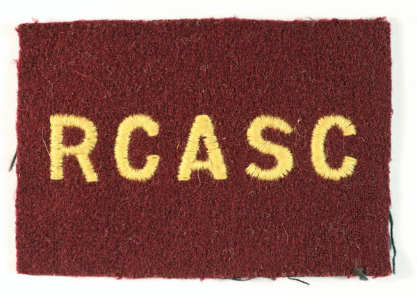 5th Canadian Armoured Division/R.C.A.S.C. WW2 Felt Formation Sign Badge ...