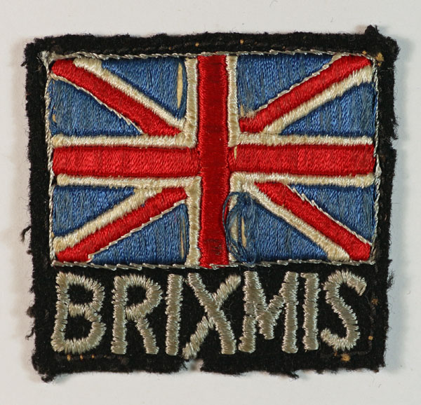BRIXMIS Embroidered Formation Sign Badge — Lot No. 5092 – MILITARY ...