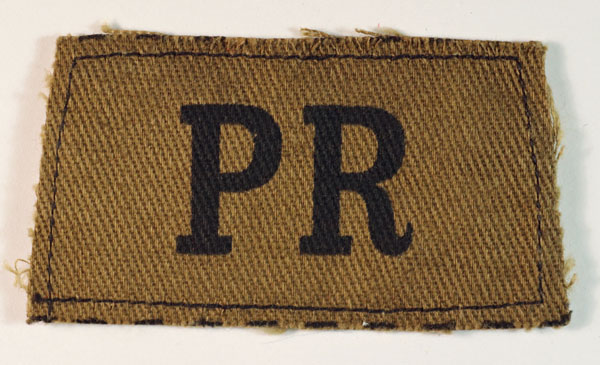 PR – PARACHUTE REGIMENT WW2 Printed Slip-On Shoulder Title Badge — RARE ...