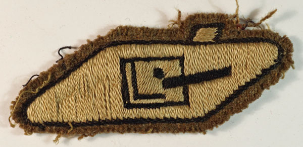 Tank Arm Badge – ROYAL TANK REGIMENT – WW2 Embroiderd Cloth Arm Badge ...