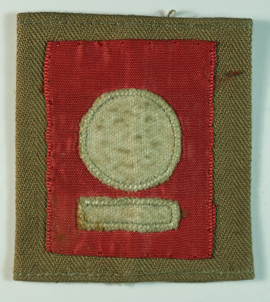 10th Corps – X CORPS WW2 KD Slip-on Cloth Formation Sign Badge — Lot No ...