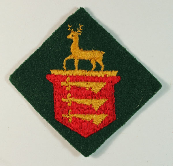 191st FIELD REGIMENT WW2 Embroidered Felt Formation Badge — Lot No ...