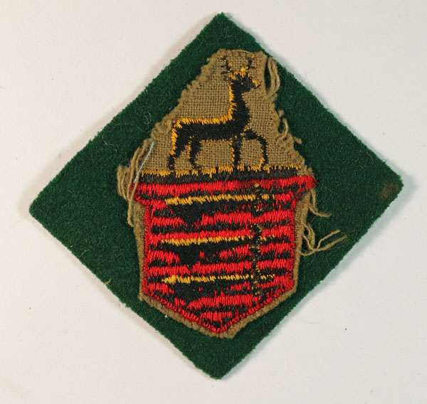 191st FIELD REGIMENT WW2 Embroidered Felt Formation Badge — Lot No ...