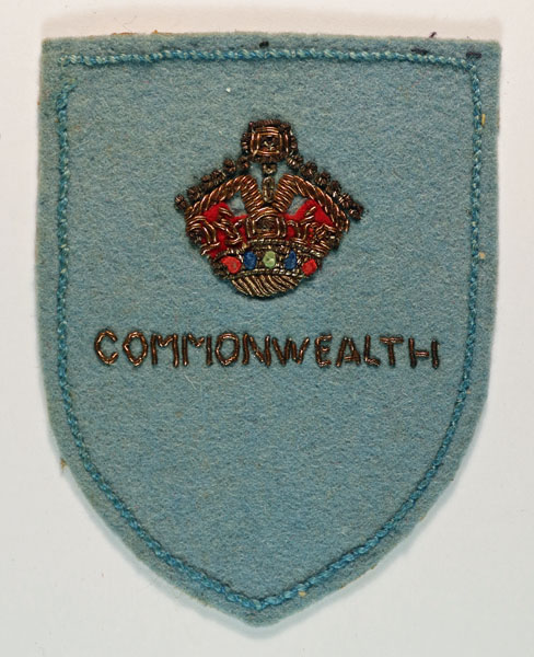 1st COMMONWEALTH DIVISION Korean War Bullion Embroidered Formation Sign ...