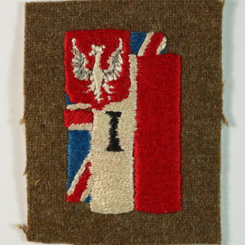 1st POLISH CORPS WW2 Embroidered Formation Sign Badge — Lot No. 5174 ...
