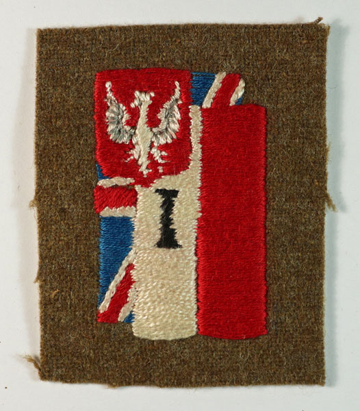 1st POLISH CORPS WW2 Embroidered Formation Sign Badge — Lot No. 5174 ...