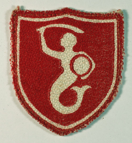 2nd POLISH CORPS WW2 Italian Made Printed Formation Sign Badge — Lot No ...