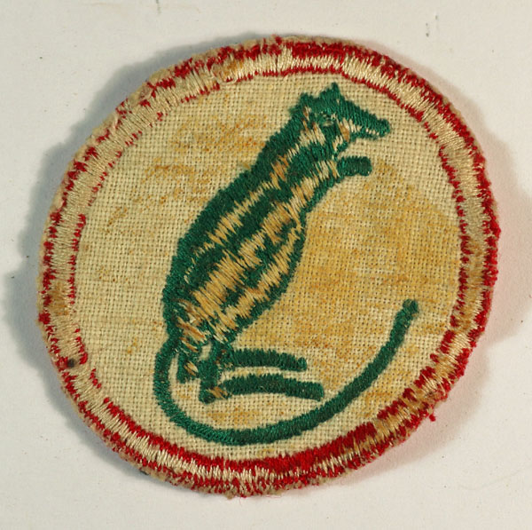 7th ARMOURED BRIGADE WW2 Embroidered Felt Formation Sign Badge — Lot No ...