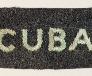 CUBA – R.A.F. WW2 Embroidered Nationality Shoulder Title Badge — Lot No ...
