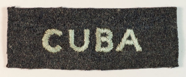 CUBA – R.A.F. WW2 Embroidered Nationality Shoulder Title Badge — Lot No ...