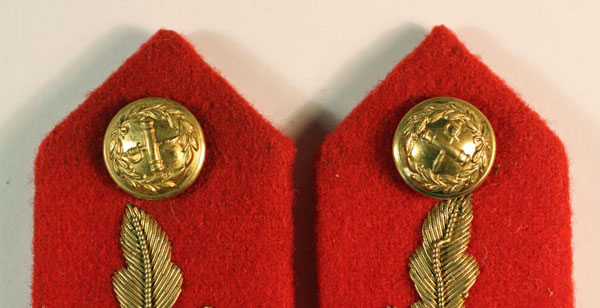 FIELD MARSHALL WW2 Gorget Patch Pair — Lot No. 5236 – MILITARY ...