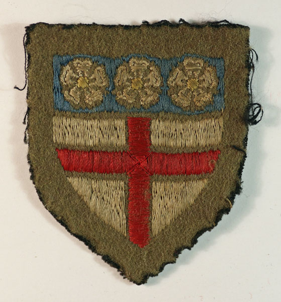 NORTH RIDING DISTRICT WW2 Formation Sign Badge – SCARCE — Lot No. 5144 ...