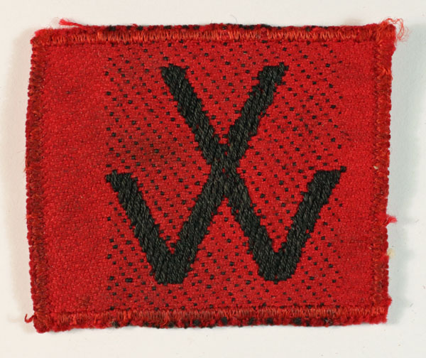 15th INDIAN CORPS WW2 Embroidered Formation Sign Badge — Lot No. 5120 ...