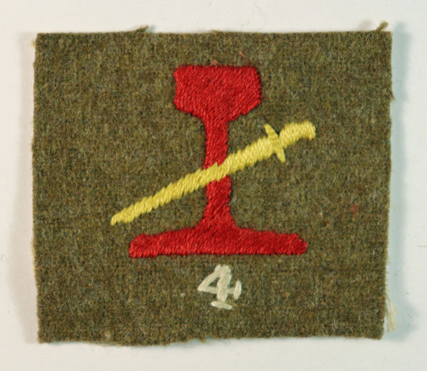 4TH SPECIAL SERVICES UNIT, ROYAL ENGINEERS WW2 Formation Sign Badge ...