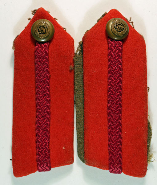 R.A.M.C. Staff Officer WW2 Gorget Patch Pair — Lot No. 5446 – MILITARY ...