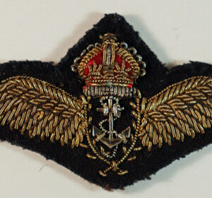 ROYAL NAVY – FLEET AIR ARM Pilot’s WW2 Bullion Wings Badge — Lot No ...