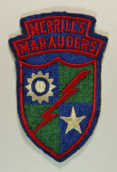 U.S.A. MERRILL’S MARAUDERS WW2 Embroidered Formation Sign Badge U.S ...