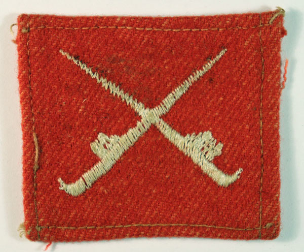 WAZIRISTAN DISTRICT WW2 Embroidered Formation Sign Badge — Lot No. 5449 ...