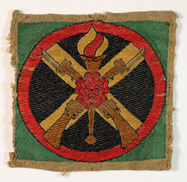 WESTERN COMMAND WEAPON TRAINING SCHOOL WW2 Woven Formation Sign Badge ...