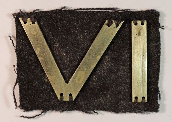 No.6 COMMANDO WW2 Metal on Cloth Shoulder Title Badge – SCARCE — Lot No ...