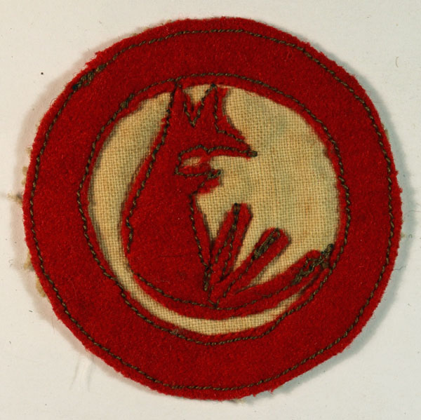 7th ARMOURED DIVISION Early WW2 Embroidered Felt Formation Sign Badge ...