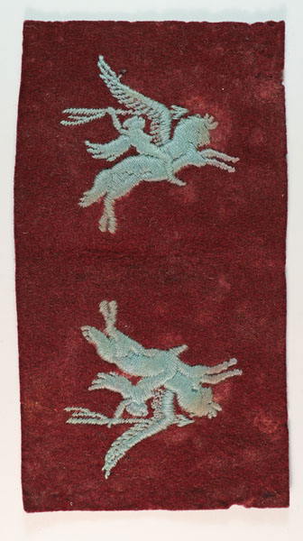 1st & 6th AIRBORNE DIVISIONS WW2 Uncut Facing Pair Embroidered Felt ...