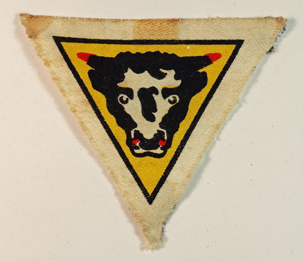 79th Armoured Division WW2 Printed Cloth Formation Sign Badge – CALICO ...
