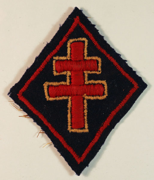 1st FREE FRENCH DIVISION WW2 Embroidered Felt Arm Badge – SCARCE — Lot ...