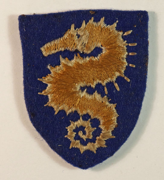27th ARMOURED BRIGADE WW2 Embroidered Felt Formation Sign Badge — Lot ...