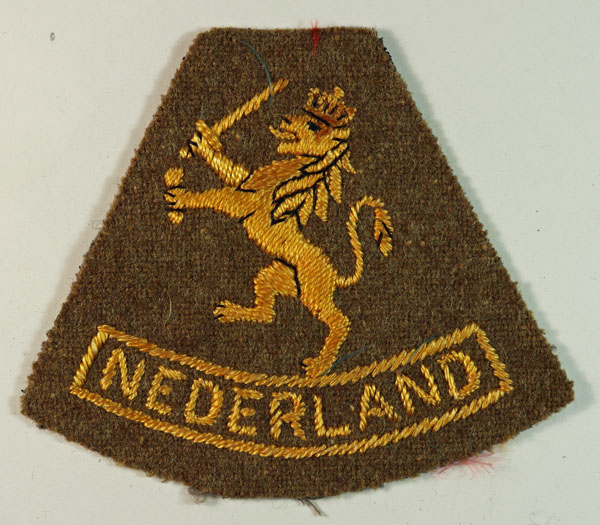 NEDERLAND – DUTCH FREE FORCES WW2 Embroidered Formation Sign Arm Badge ...