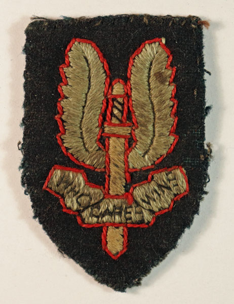S.A.S. – SPECIAL AIR SERVICE Late WW2 Embroidered Cap/Beret Badge — Lot ...