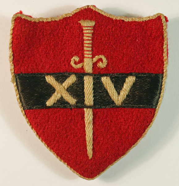 14th ARMY WW2 Indian Embroidered Formation Sign Badge — Lot No. 5721 ...