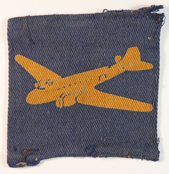 AIR DESPATCH UNITS, R.A.S.C. WW2 Printed Cloth Formation Sign Badge ...